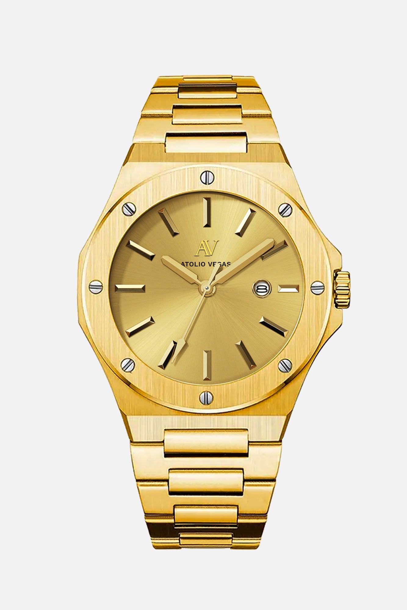 Zolten Gold | Gold dial Watch | Atolio Vegas | water resistant